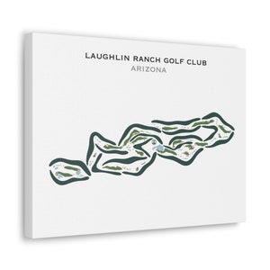 Laughlin Ranch Golf Club, Arizona | Golf Course Map, Perfect Gift for ...
