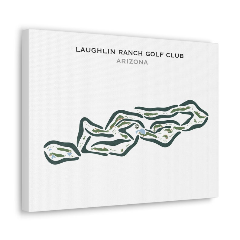 Laughlin Ranch Golf Club, Arizona Golf Course Map, Perfect Gift for Him ...