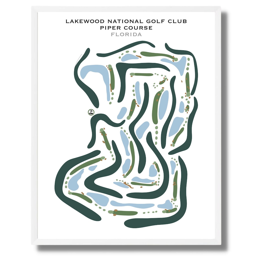 Lakewood National Golf Club Piper Course Florida Golf - Etsy