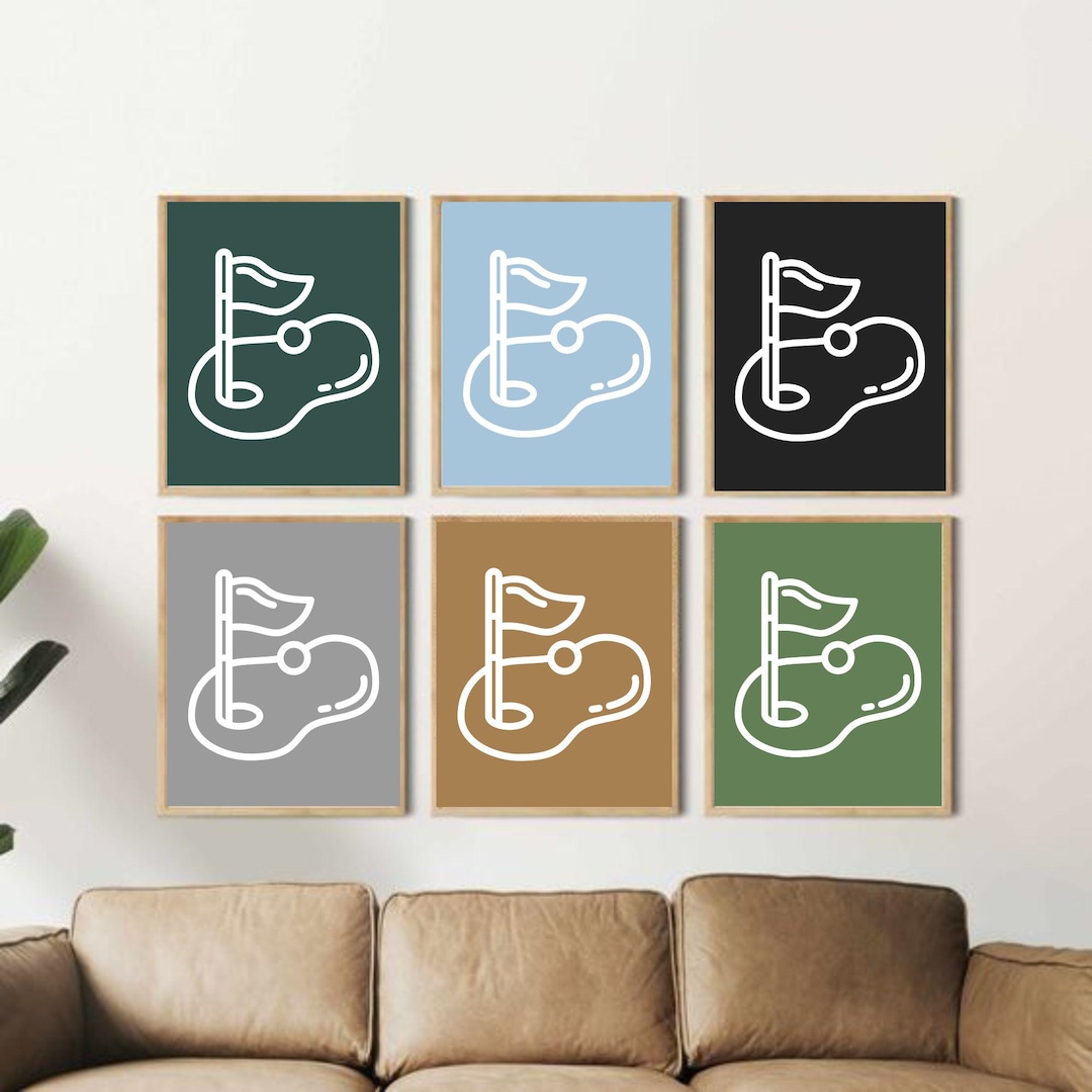 Golf Course Wall Art | Digital Download | Custom Golf Landscape Print ...
