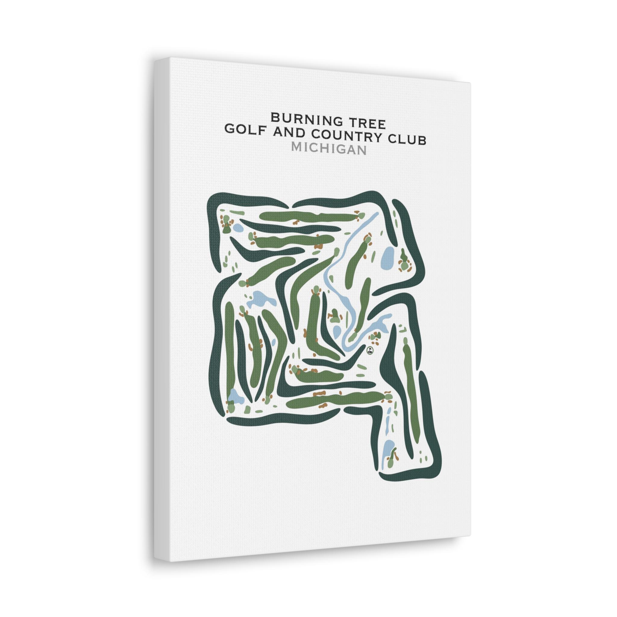 Burning Tree Golf and Country Club, Michigan | Golf Wall Décor, Golf ...
