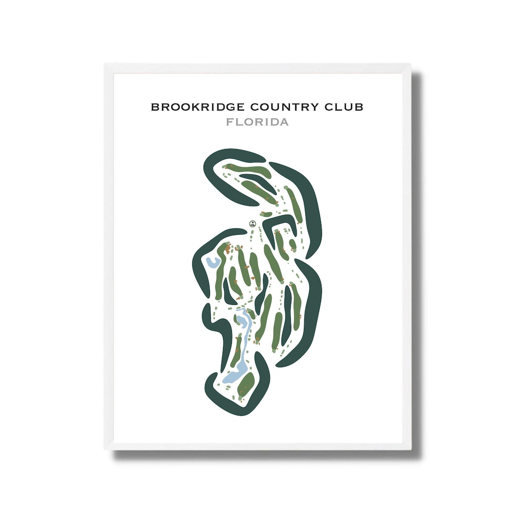 Brookridge Country Club, Florida | Golf Course Map, Golf Map, Golfer ...