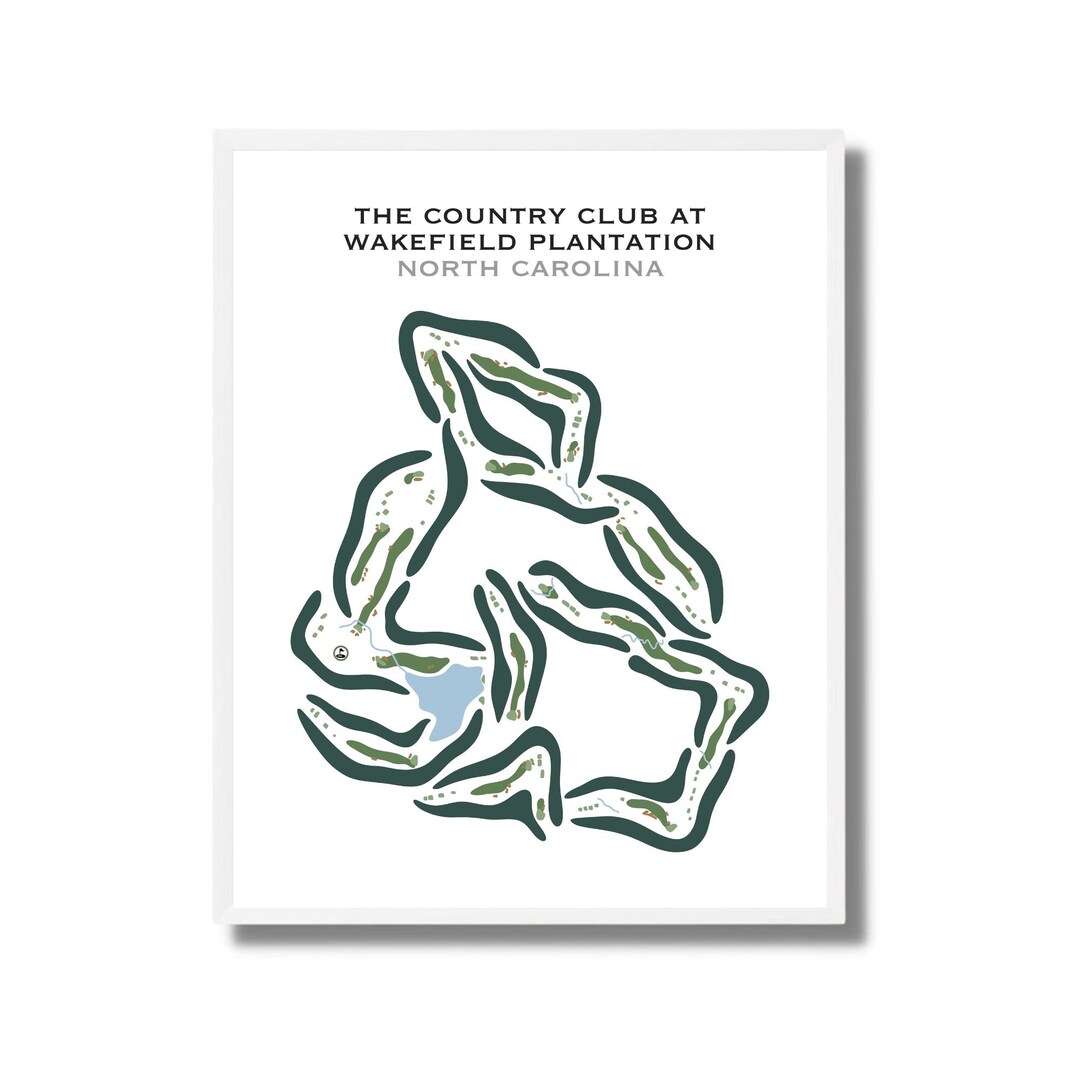 The Country Club at Wakefield Plantation, NC | Golf Course Map, Golf ...