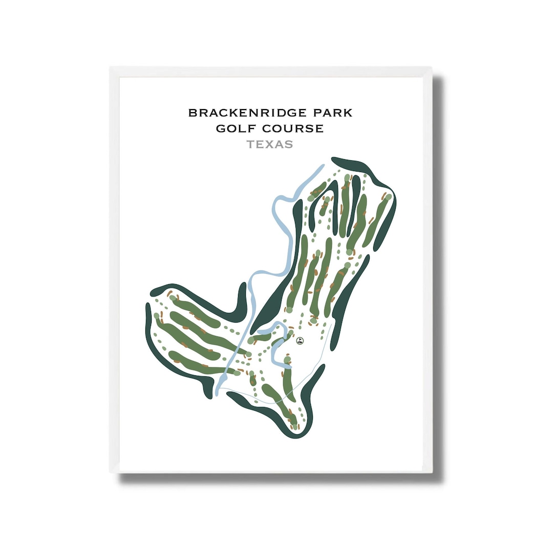 Brackenridge Park Golf Course, Texas | Golf Course Map, Golf Map ...