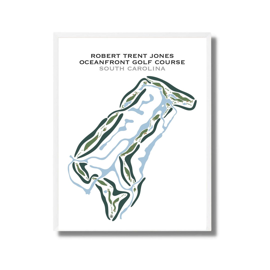 Robert Trent Jones Oceanfront Golf Course, SC | Golf Course Map, Golf ...