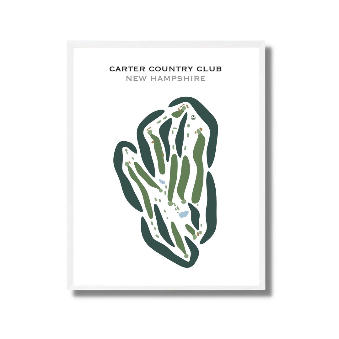 Carter Country Club, New Hampshire | Golf Course Map, Golf Map, Golfer ...