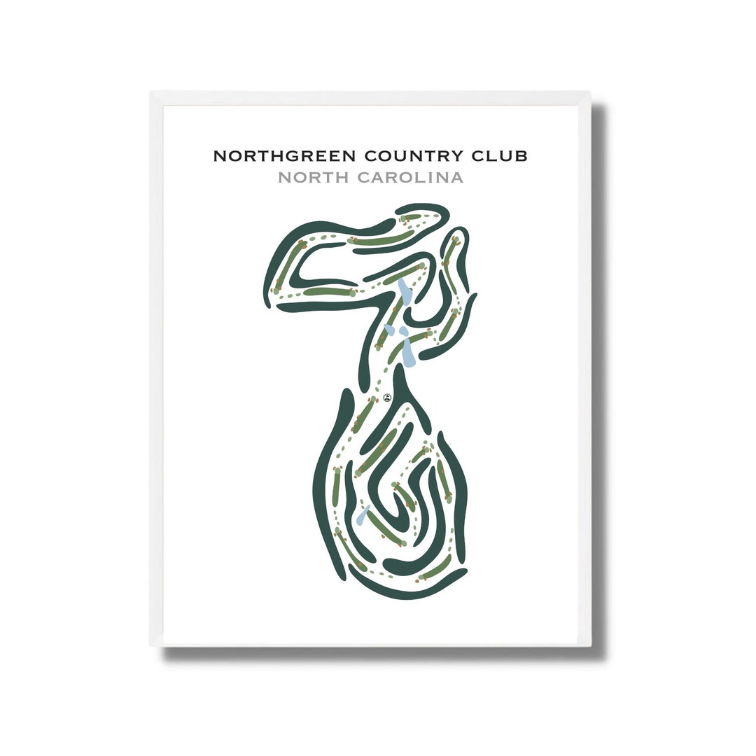 Golf Club Prints- Northgreen Country Club North Carolina Golf Course ...