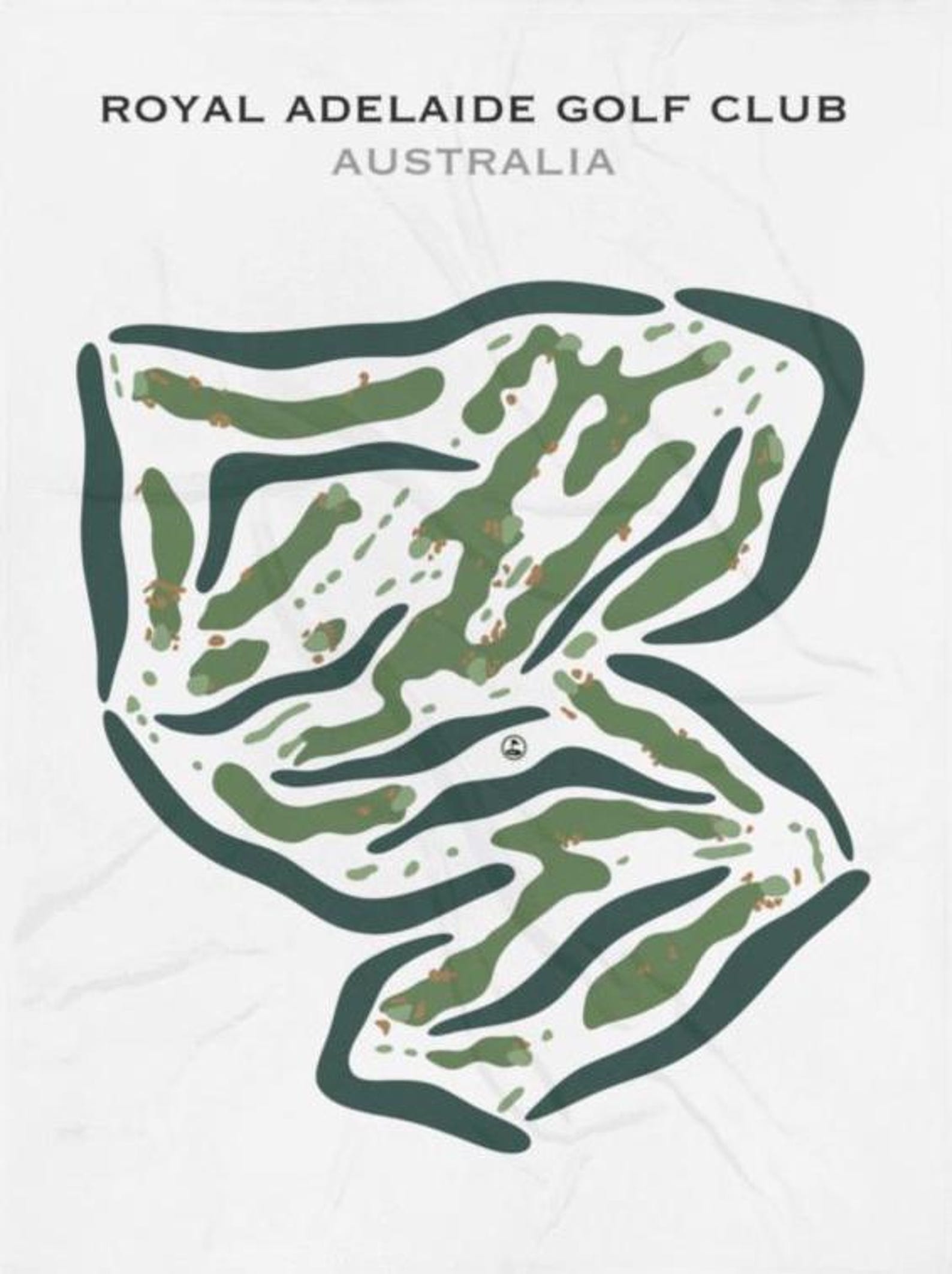 Royal Adelaide Golf Club, Australia | Golf Course Map, Golf Gifts for ...