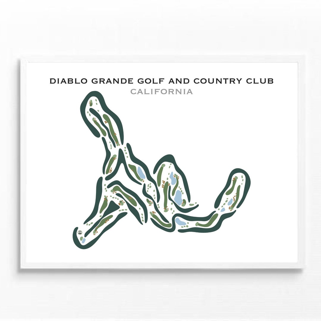 Diablo Grande Golf & Country Club, CA | Golf Course Map, Golf Map ...