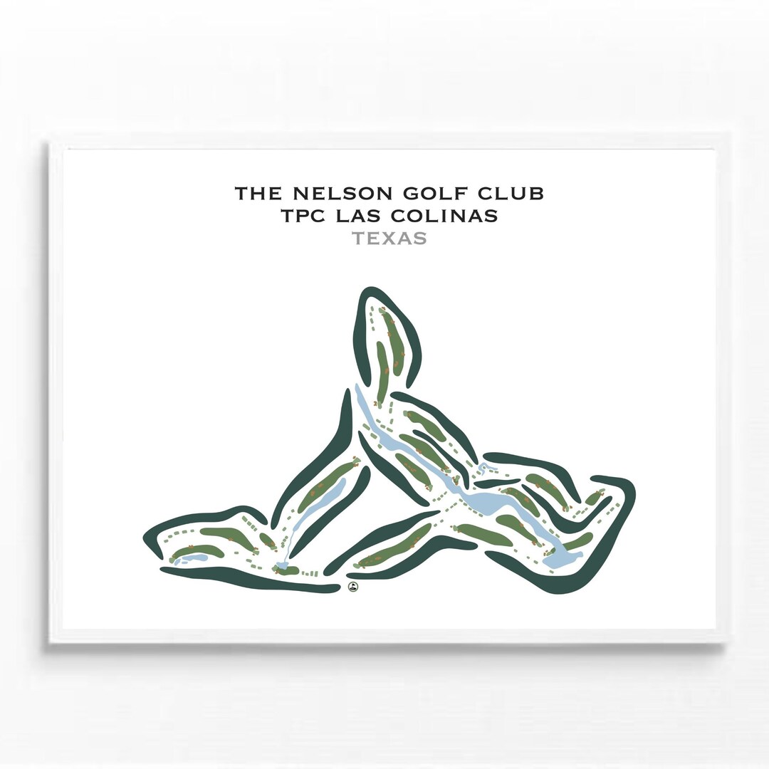 The Nelson Golf Club - TPC Las Colinas, TX | Golf Course Map, Golf Map ...