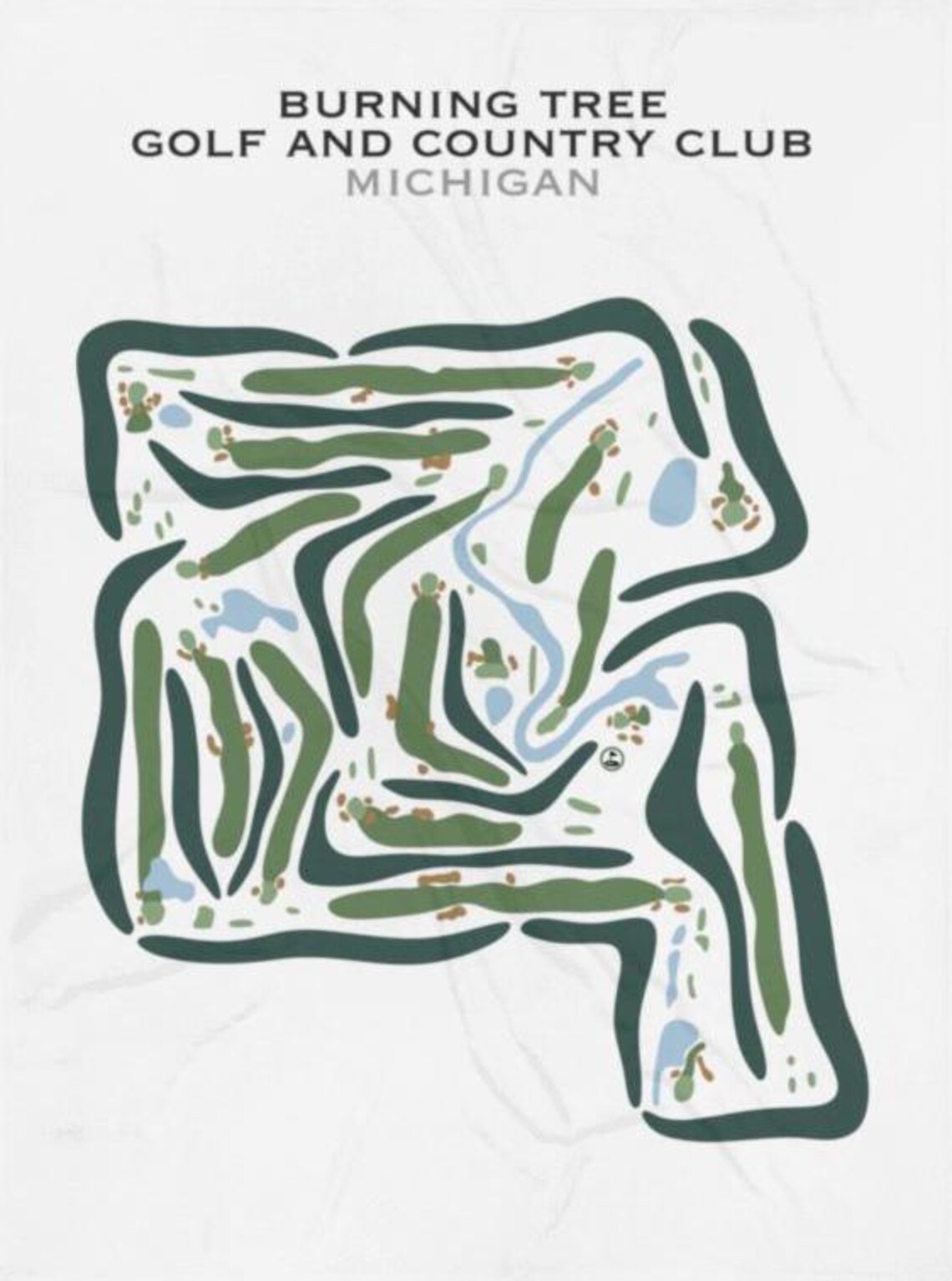 Burning Tree Golf and Country Club, Michigan | Golf Wall Décor, Golf ...
