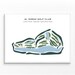 Golf Club Prints- RTJ Ross Bridge Atlanta Golf Course Map | Golf Course ...
