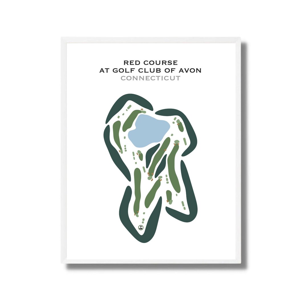 Red Course at Golf Club of Avon, FL | Golf Course Map, Golf Map, Golfer ...