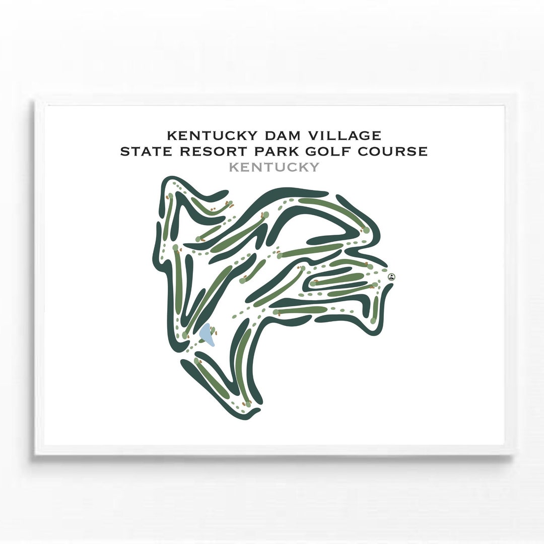 Kentucky Dam Village State Resort Park Golf Course, KY golf Course Map ...