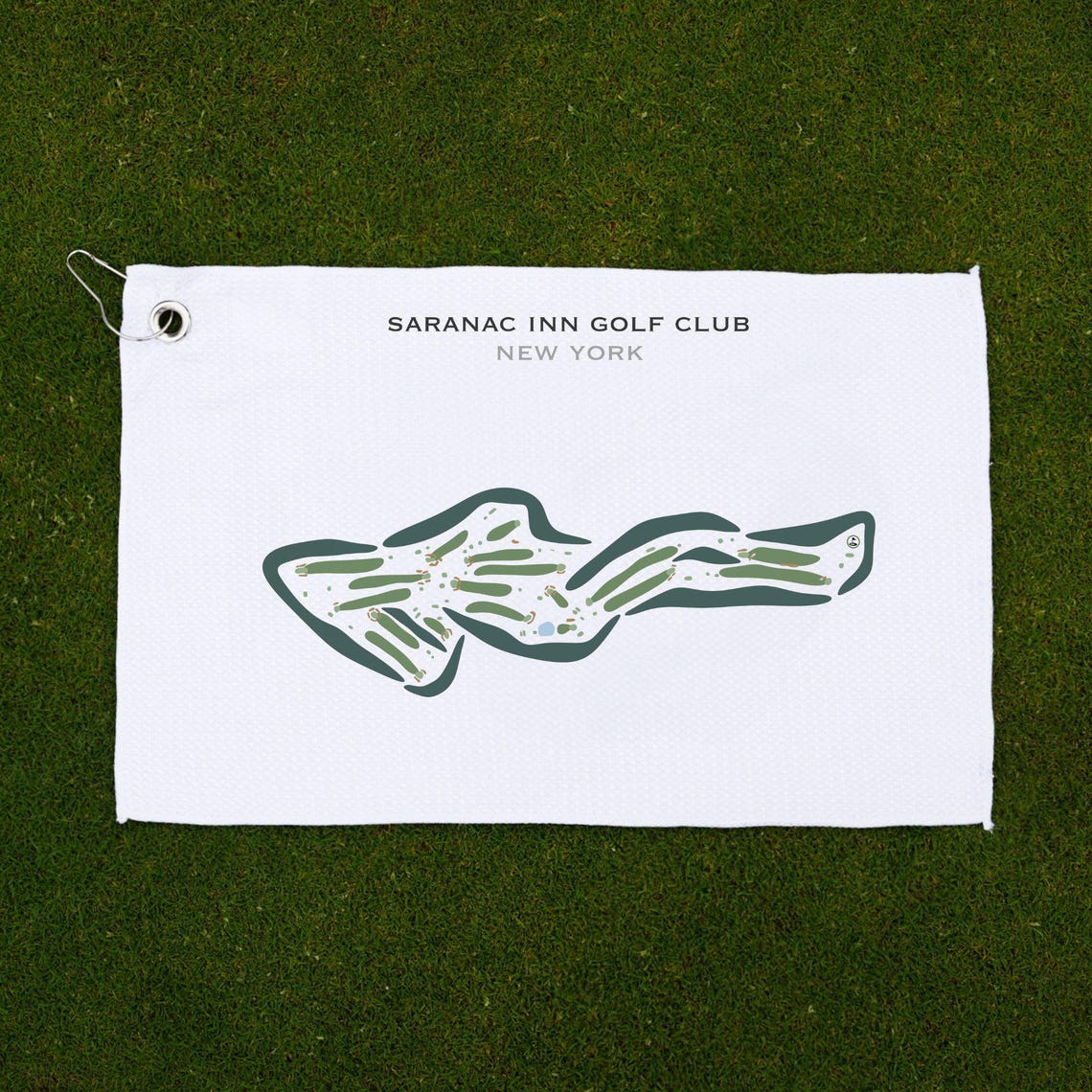 Saranac Inn Golf Club, NY Golf Course Map Canvas, Golf Map Wall Art ...