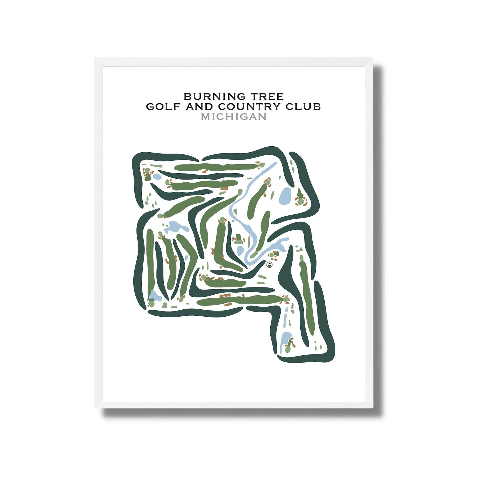 Burning Tree Golf and Country Club, Michigan | Golf Wall Décor, Golf ...