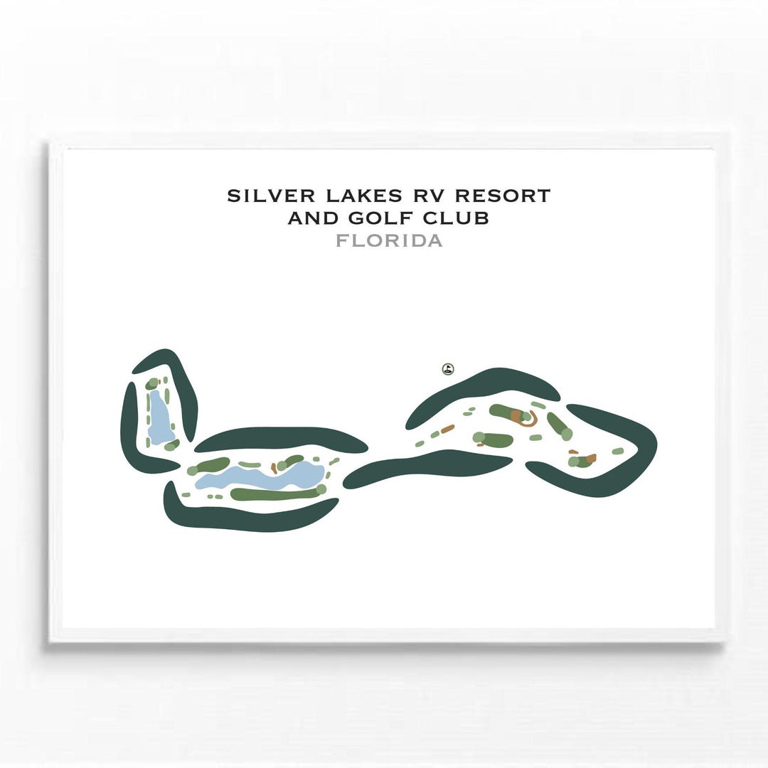 Silver Lakes RV Resort and Golf Club, FL | Golf Course Map, Golf Map ...