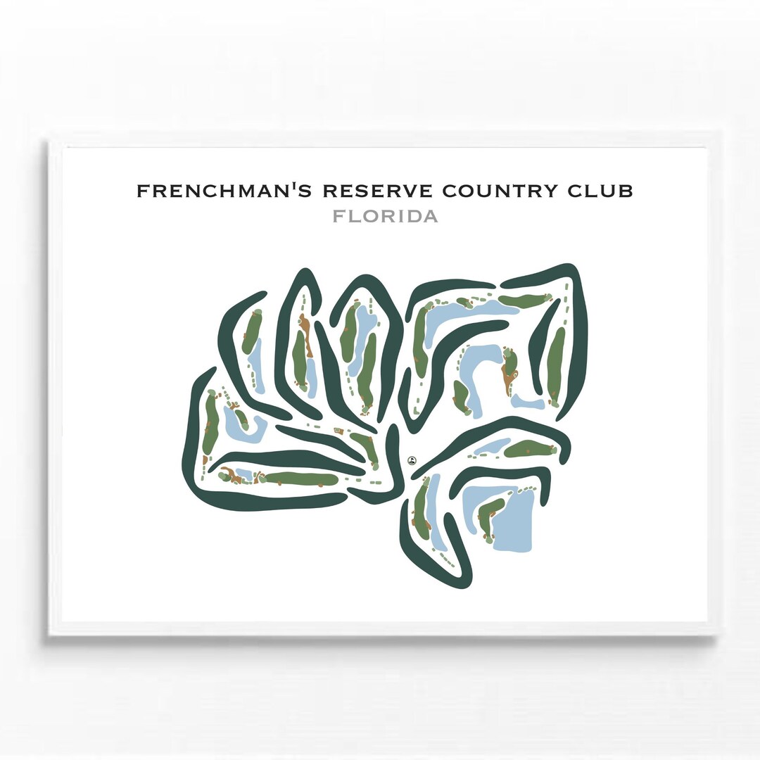 Frenchman's Reserve Country Club, FL | Golf Course Map, Golf Map ...