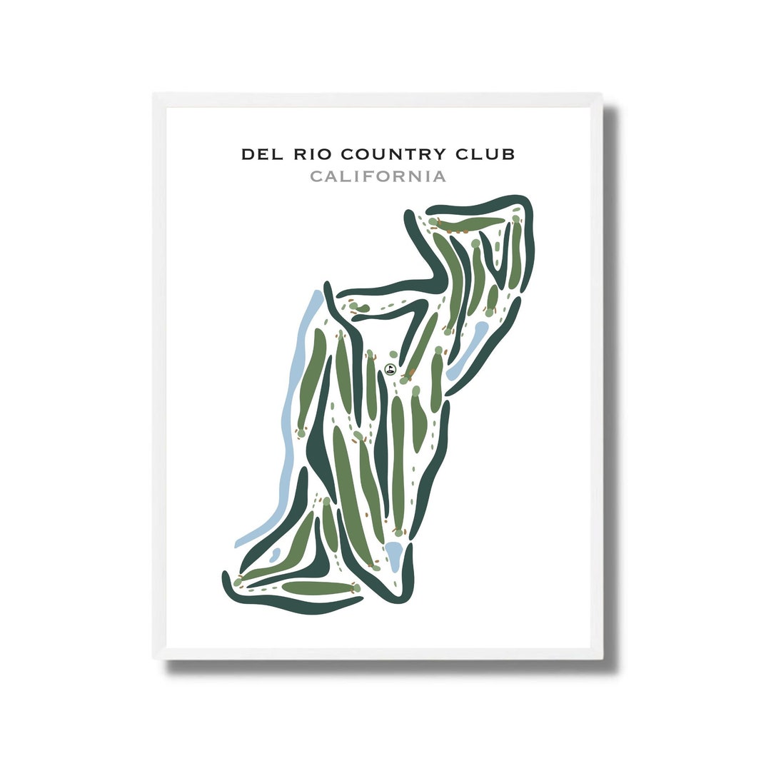 Del Rio Country Club, California, Golf Course Print, Golf Home Décor ...
