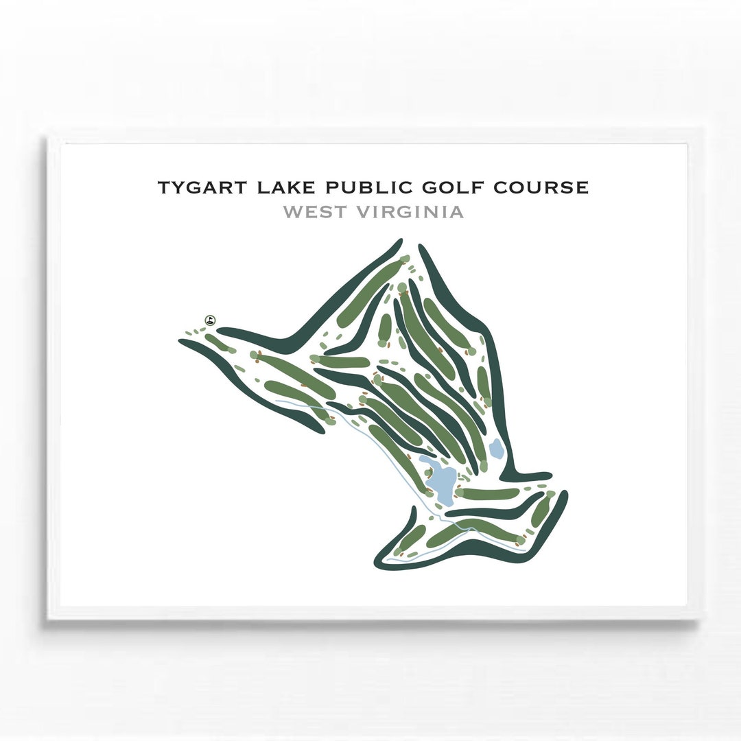 Tygart Lake Public Golf Course, WV | Golf Course Map, Golf Map, Golfer ...