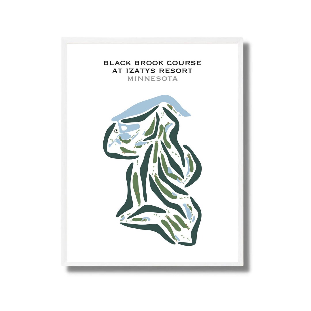 Black Brook at Izatys Golf Resort, MN | Golf Course Map, Golf Map ...