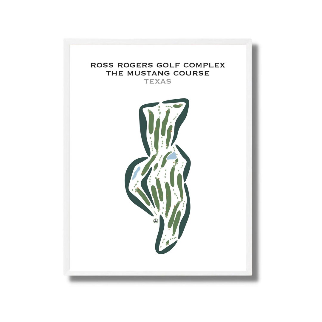 Ross Rogers Golf Complex - the Mustang Course, TX | Golf Course Map ...