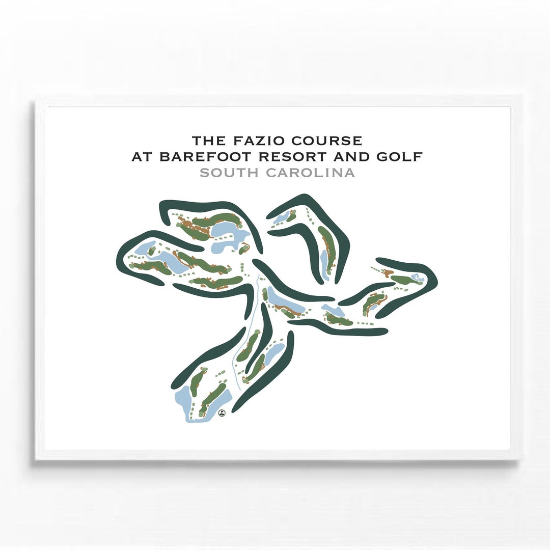 The Fazio Course at Barefoot Resort & Golf, SC | Golf Course Map, Golf ...