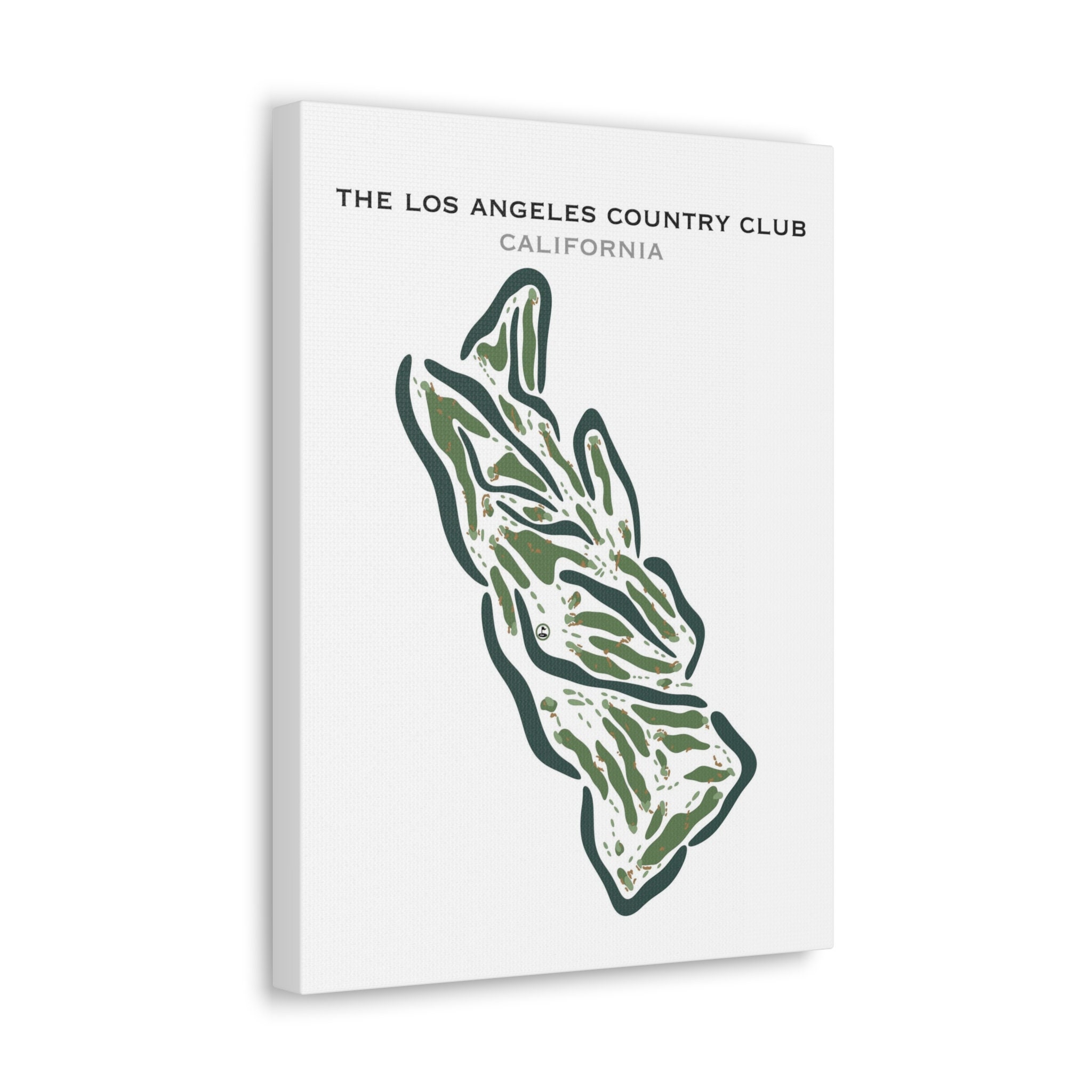The Los Angeles Country Club, CA Golf Course Map, Golfer Gift for Him ...