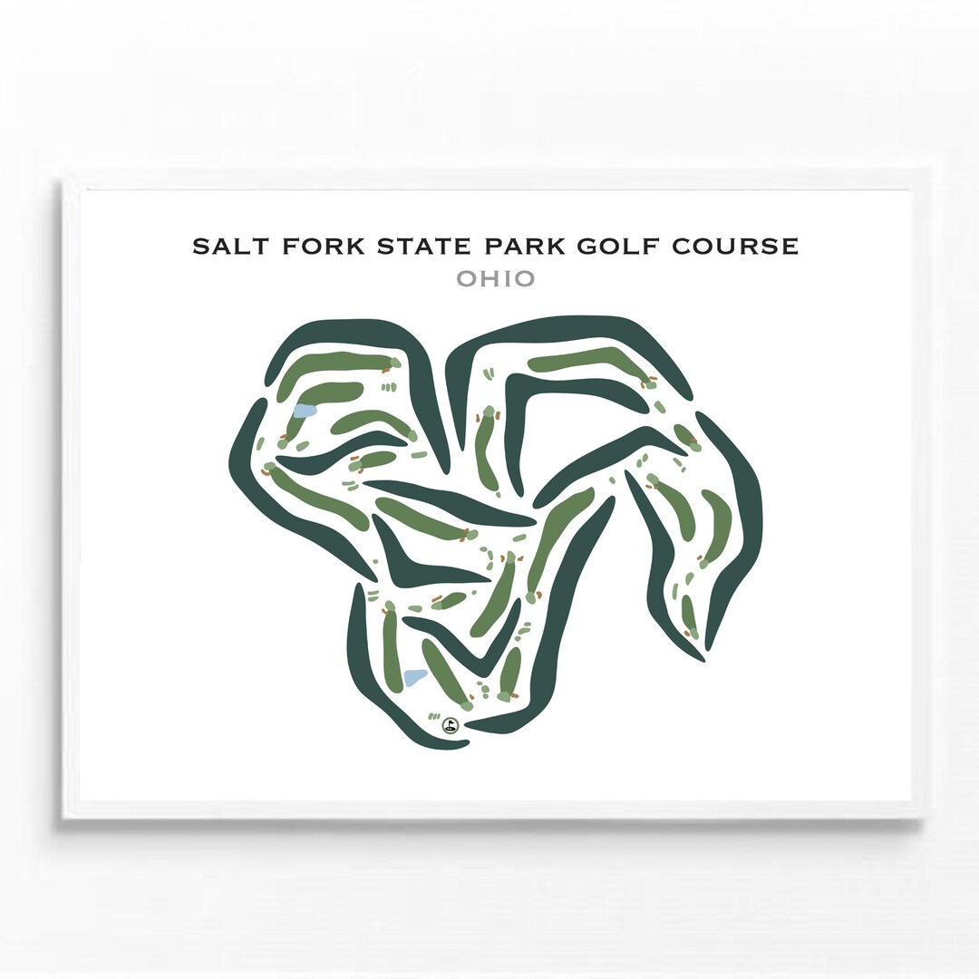 Salt Fork State Park Golf Course, OH | Golf Course Map, Golf Map ...