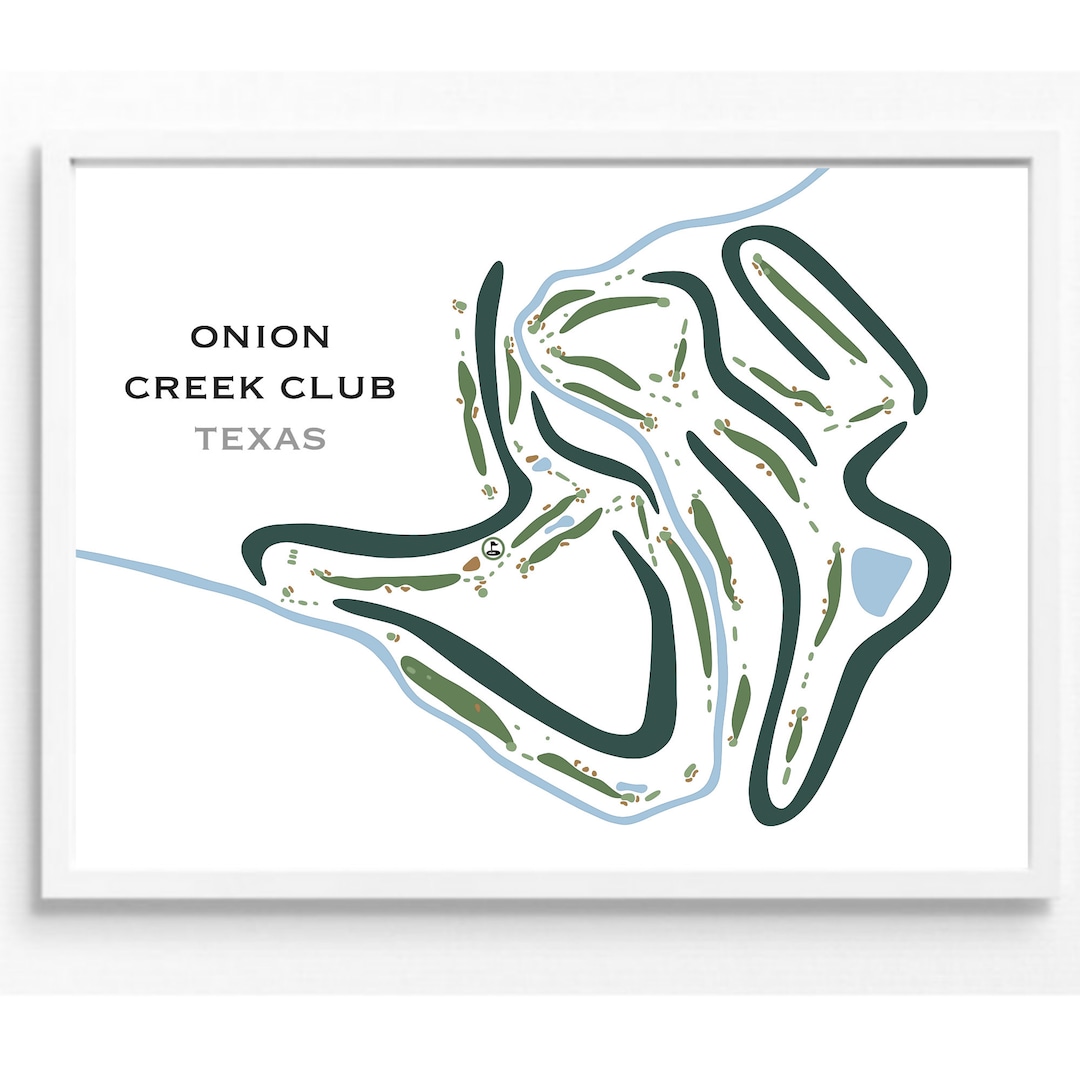 Onion Creek Golf Course Layout