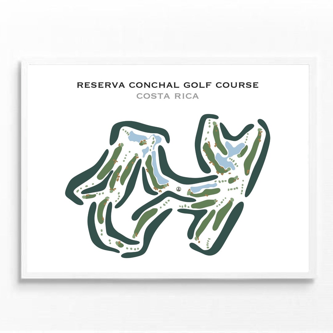 Reserva Conchal Golf Course, Costa Rica | Golf Course Map, Golf Map ...