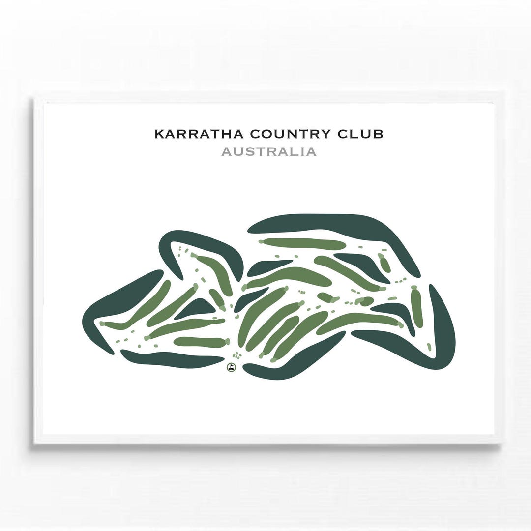 Karratha Country Club, Australia | Golf Course Map, Golf Map, Golfer ...