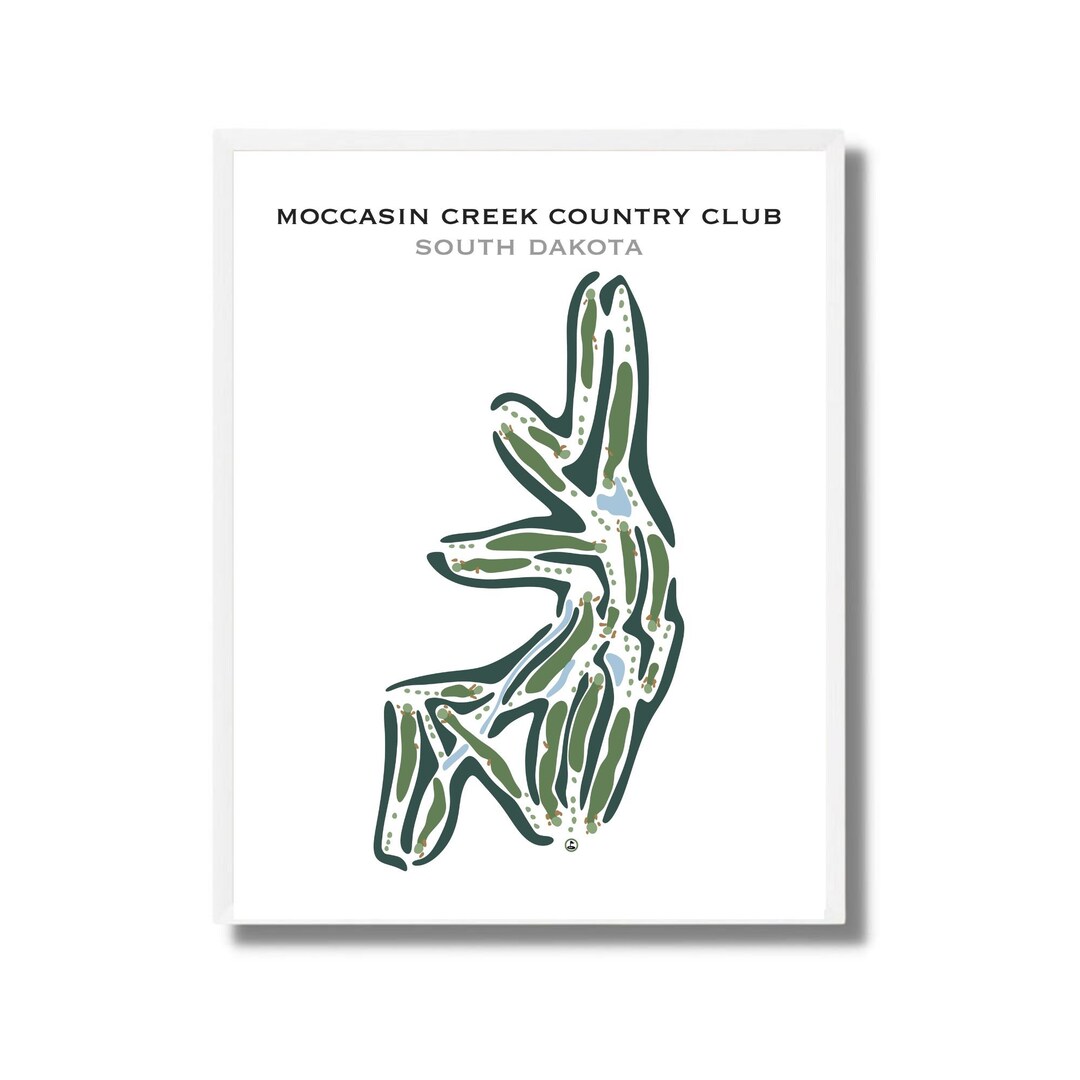 Moccasin Creek Country Club, SD | Golf Course Map, Golf Map, Golfer ...