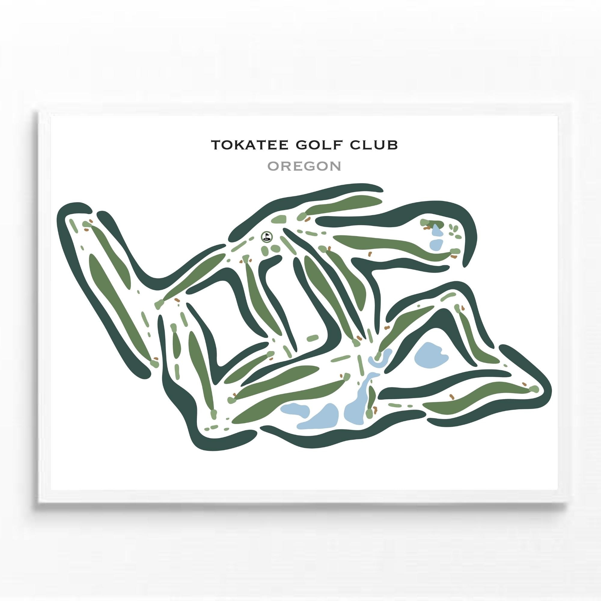 Tokatee Golf Club Mckenzie Bridge Oregon Golf Course Map - Etsy