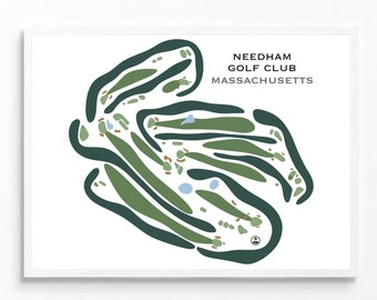 Golf Art Massachusetts - Etsy