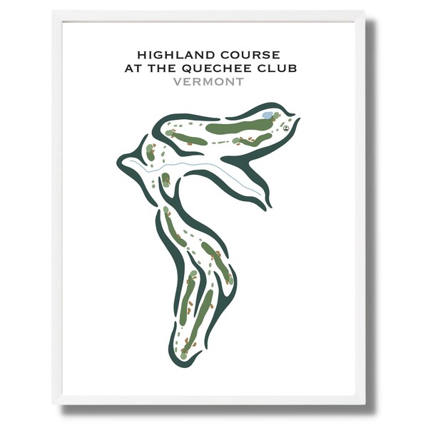 Golf Course Layout Art - Etsy