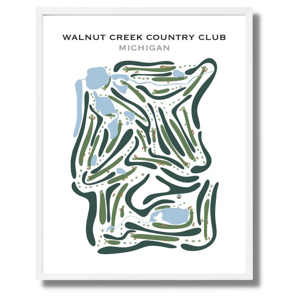 Walnut Creek Map - Etsy