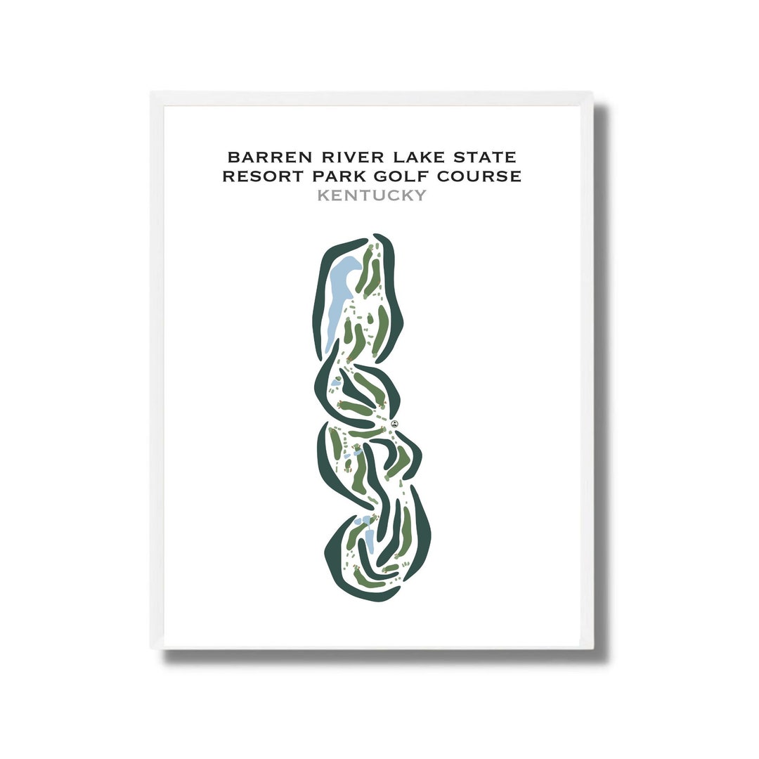 Barren River Lake State Resort Park, KY | Golf Course Map, Golf Map ...