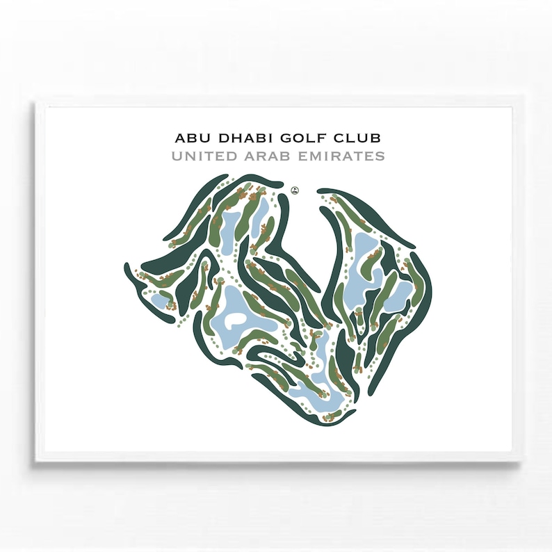 Abu Dhabi Golf Club, United Arab Emirates Golf Course Map, Home Decor ...