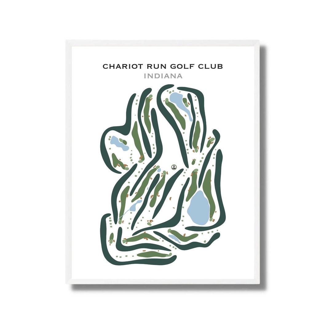 Chariot Run Golf Club Laconia, Indiana, Golf Gift for Men, Personalized ...