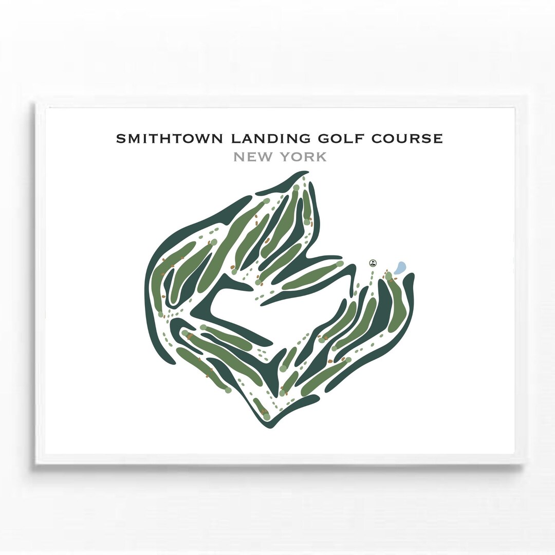 Smithtown Landing Golf Course, NY | Golf Course Map, Golf Map, Golfer ...