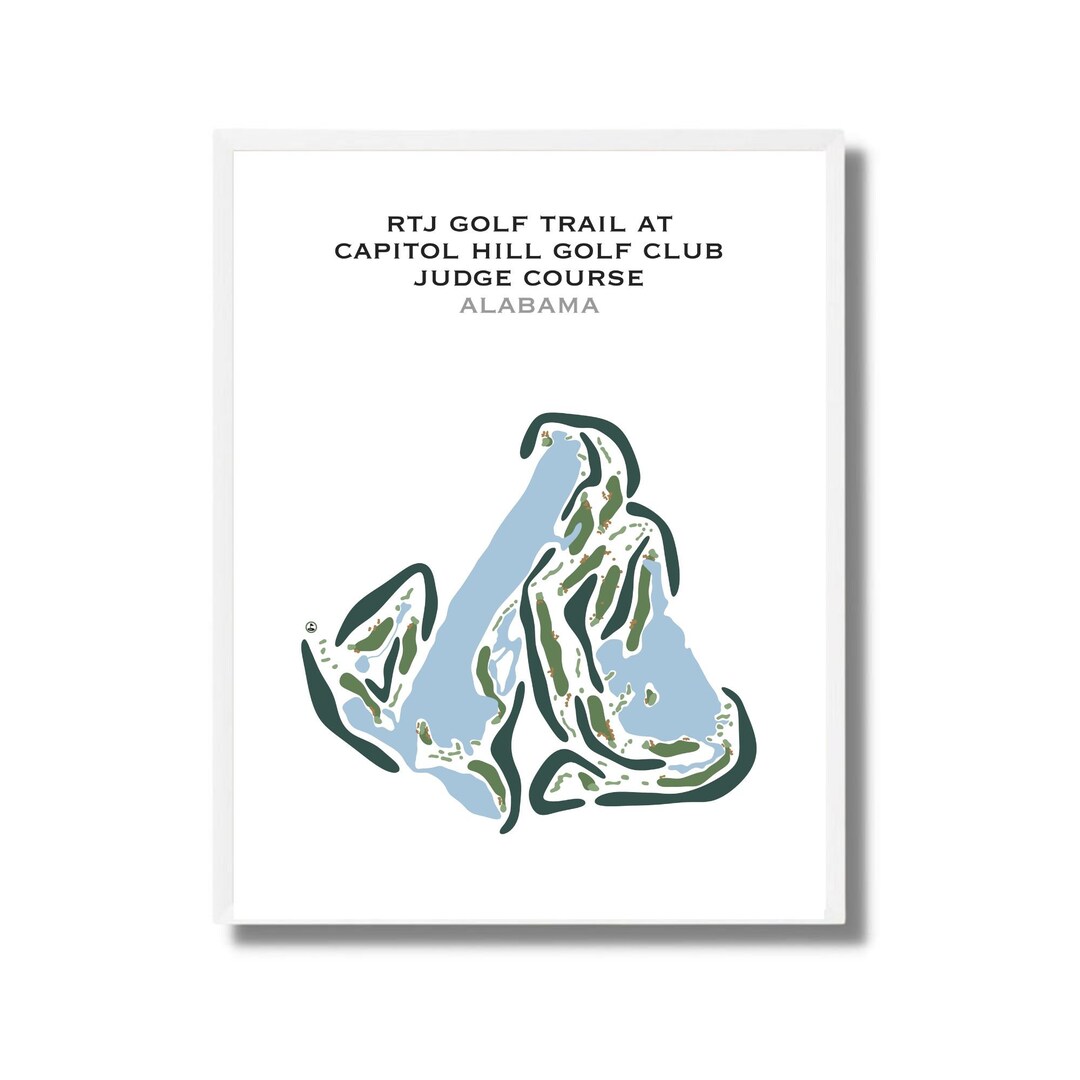 RTJ Golf Trail at Capitol Hill - the Judge Course, AL | Golf Course Map ...