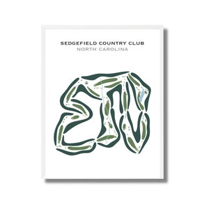 Sedgefield Country Club, North Carolina, Golf Course Print, Golf Golf ...