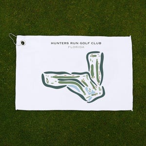 Hunters Run Golf Club, FL | Golf Course Map, Golf Map, Golfer Gift for ...