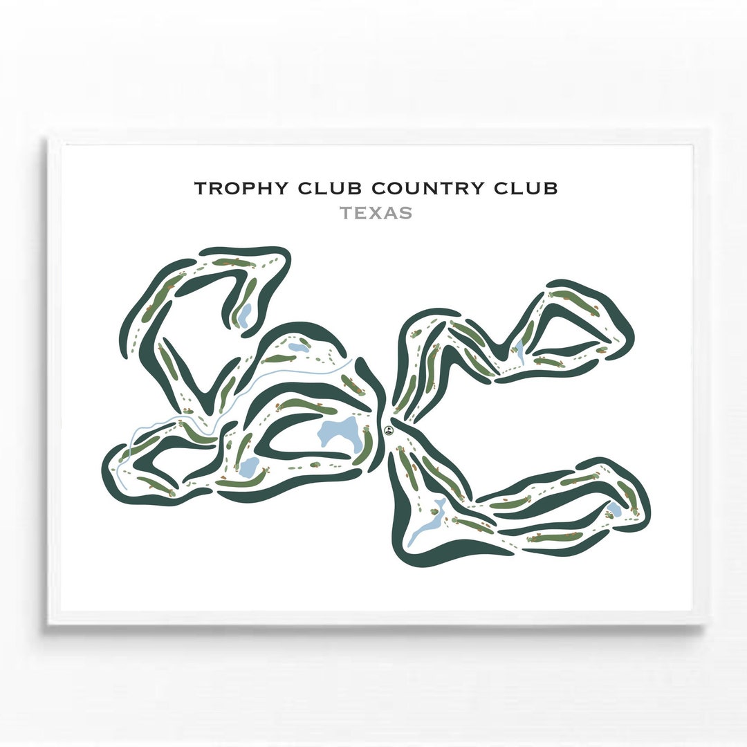 Trophy Club Country Club, Texas | Golf Home Décor, Father's Day Gift ...