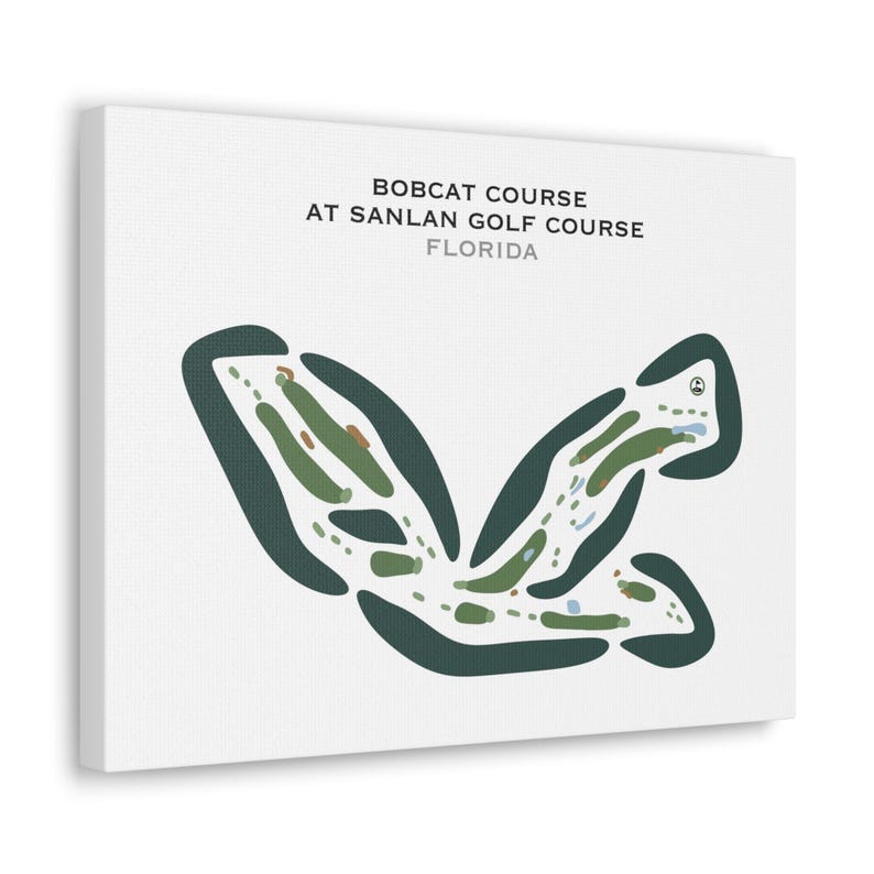 Bobcat Course at Sanlan Golf Course, Florida | Golf Course Map, Golf ...