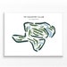 St. Albans Golf Club, Ohio Golf Course Map, Golf Map, Golfer Gift for ...