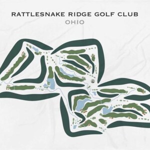 Rattlesnake Ridge Golf Club, OH | Golf Course Map, Golf Map, Golfer ...