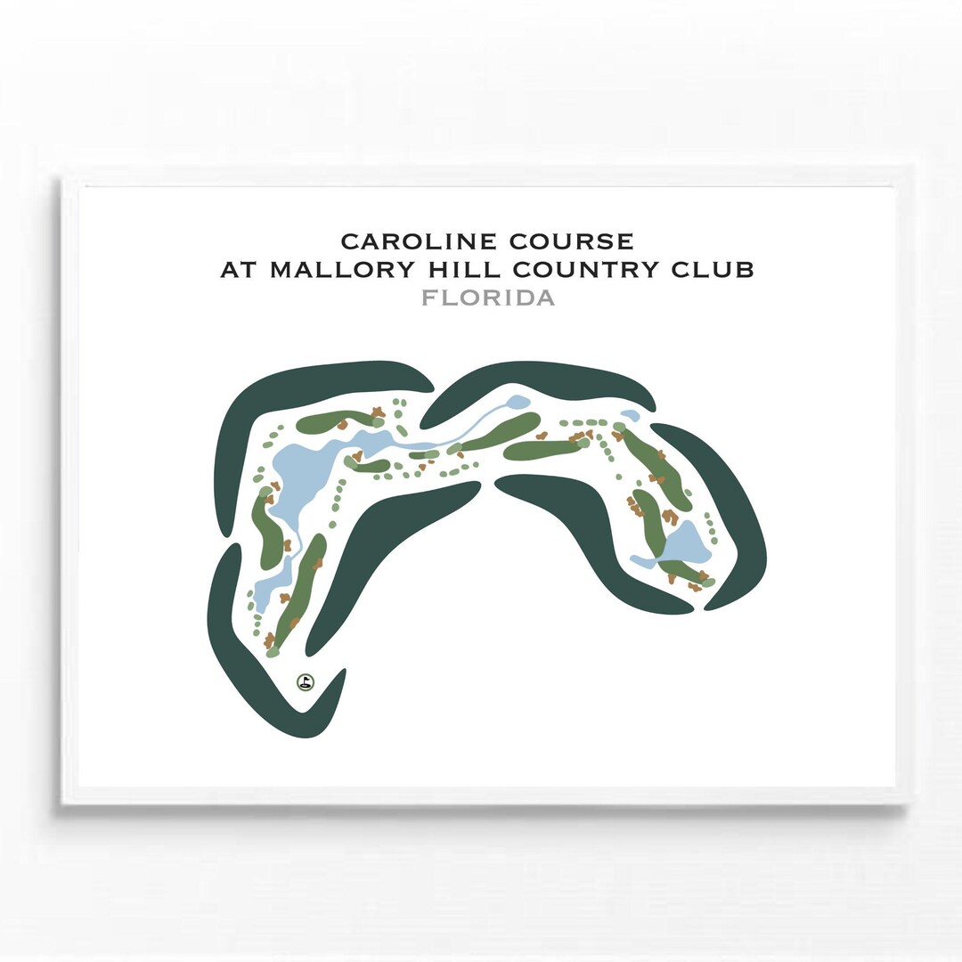 Caroline Course at Mallory Hill Country Club, FL | Golf Course Map ...