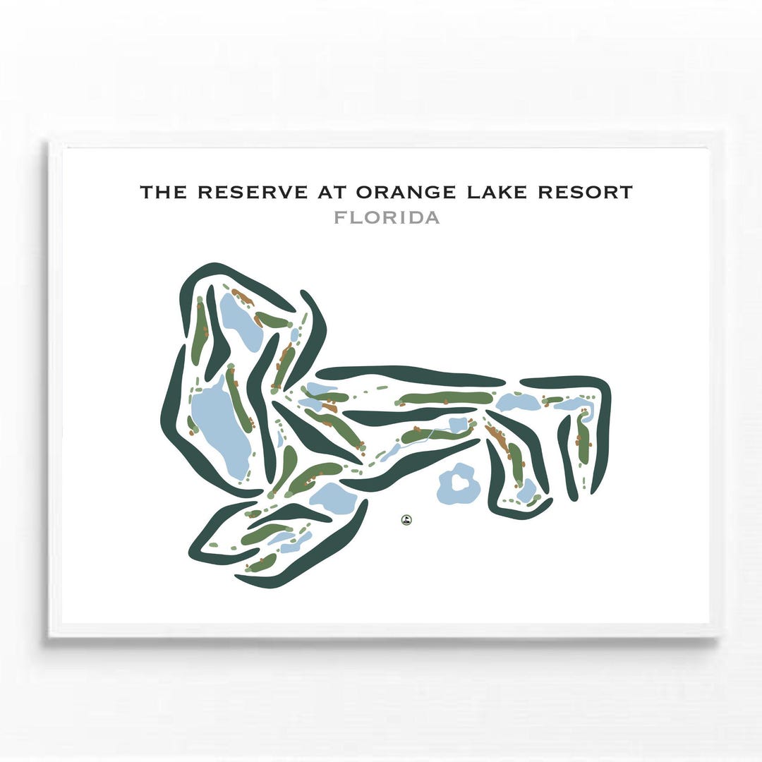 The Reserve at Orange Lake Resort, FL | Golf Course Map, Decor,golfer ...